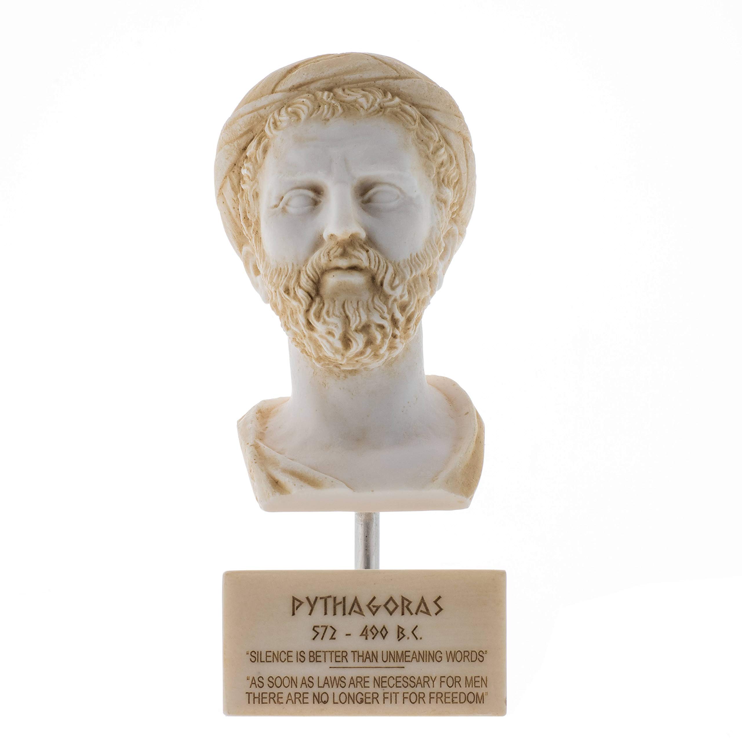 Pythagoras Greek Philosopher Bust