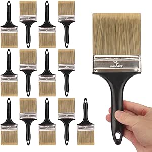 Amazon.com: 14 Pack 4 Inch Paint Brushes - A Professional Range of Wall ...