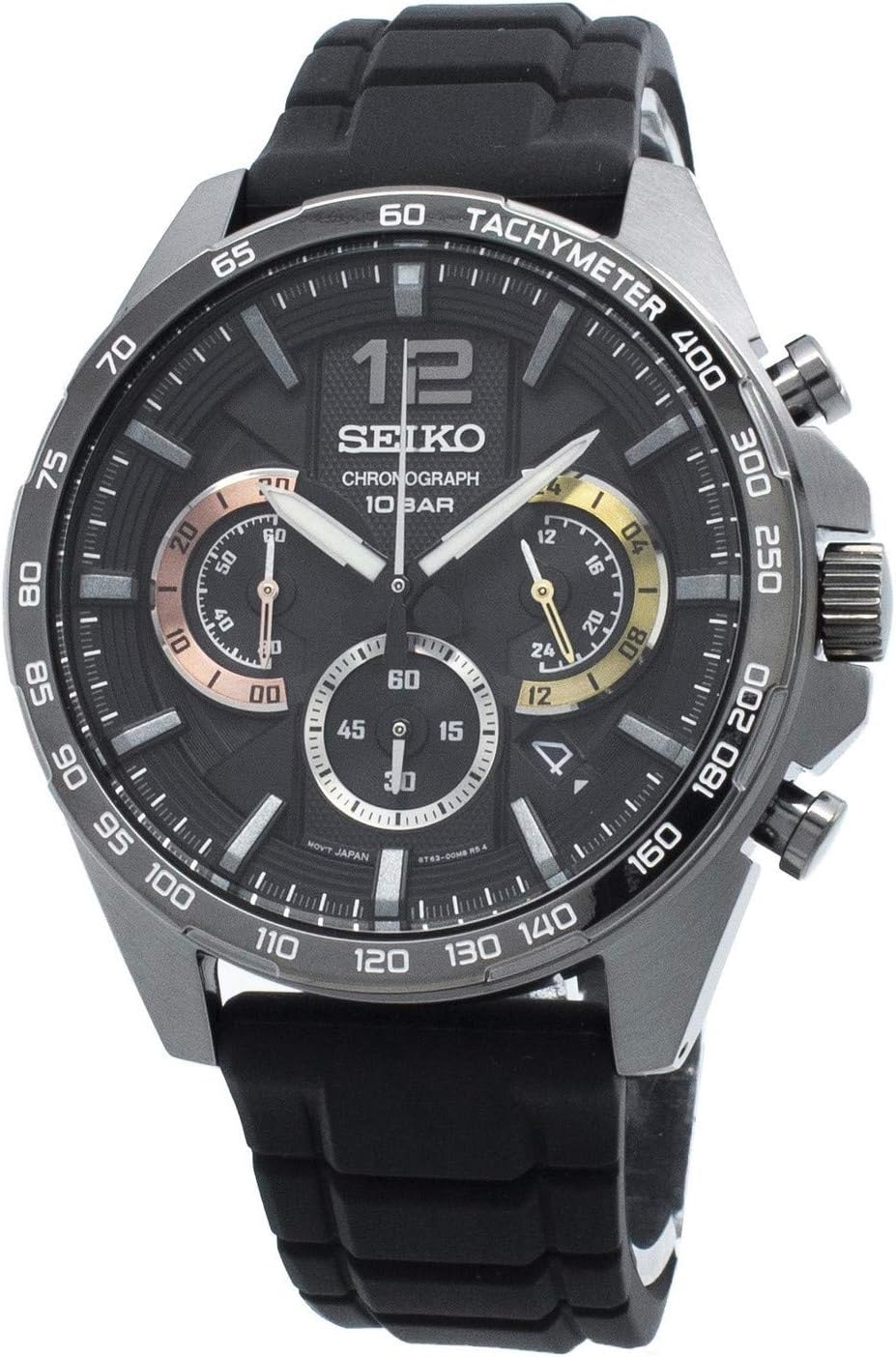 Amazon.co.jp: [セイコー]SEIKO 腕時計 QUARTZ CHRONOGRAPH クオーツ クロノグラフ SSB349P1 ...