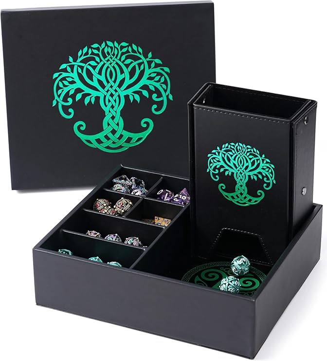 Amazon.com: DND Dice Tray and Dice Tower with Storage - All-in-One Game ...
