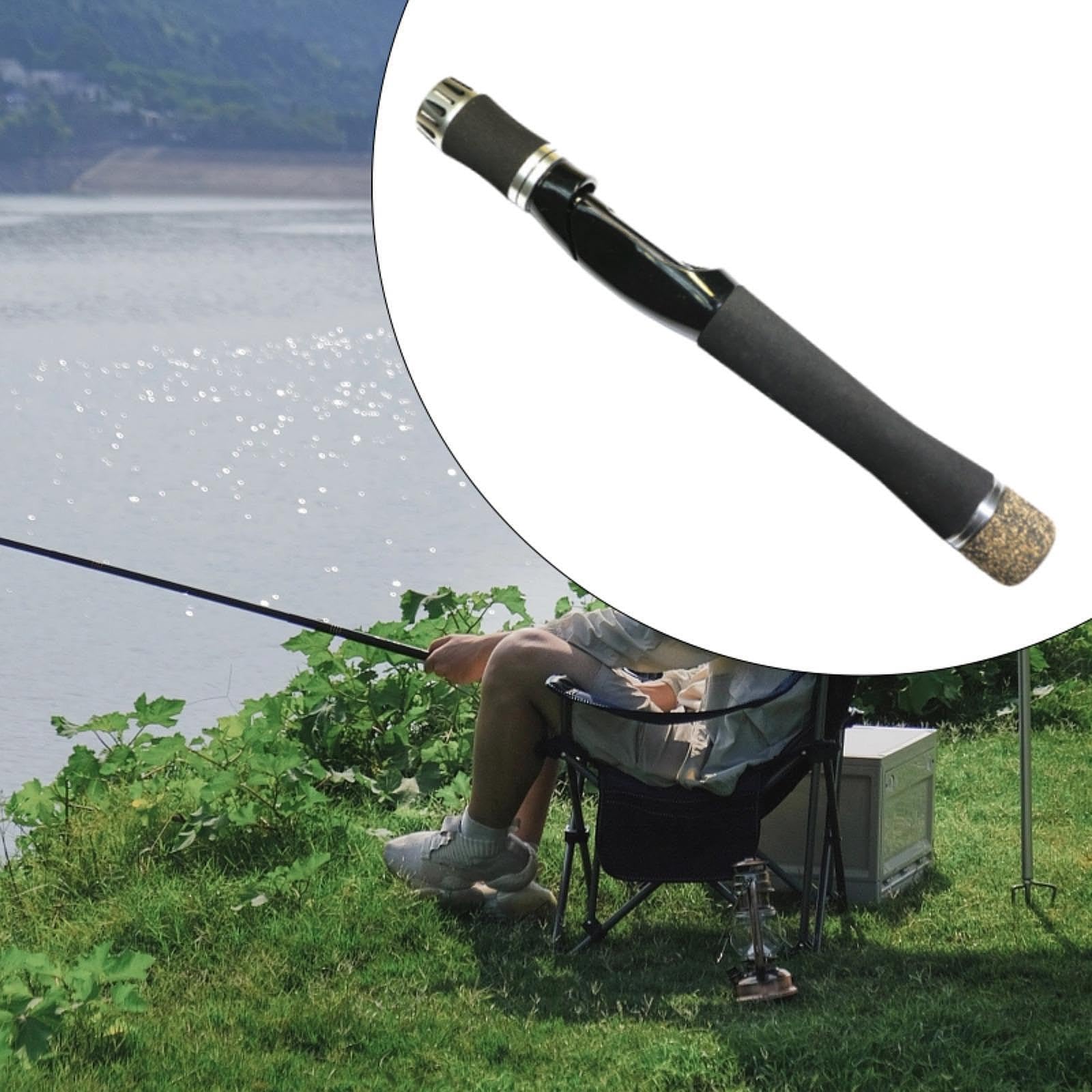 DIY Fishing Rod Building Handle Composite Cork Pole Split Grips Repair ...