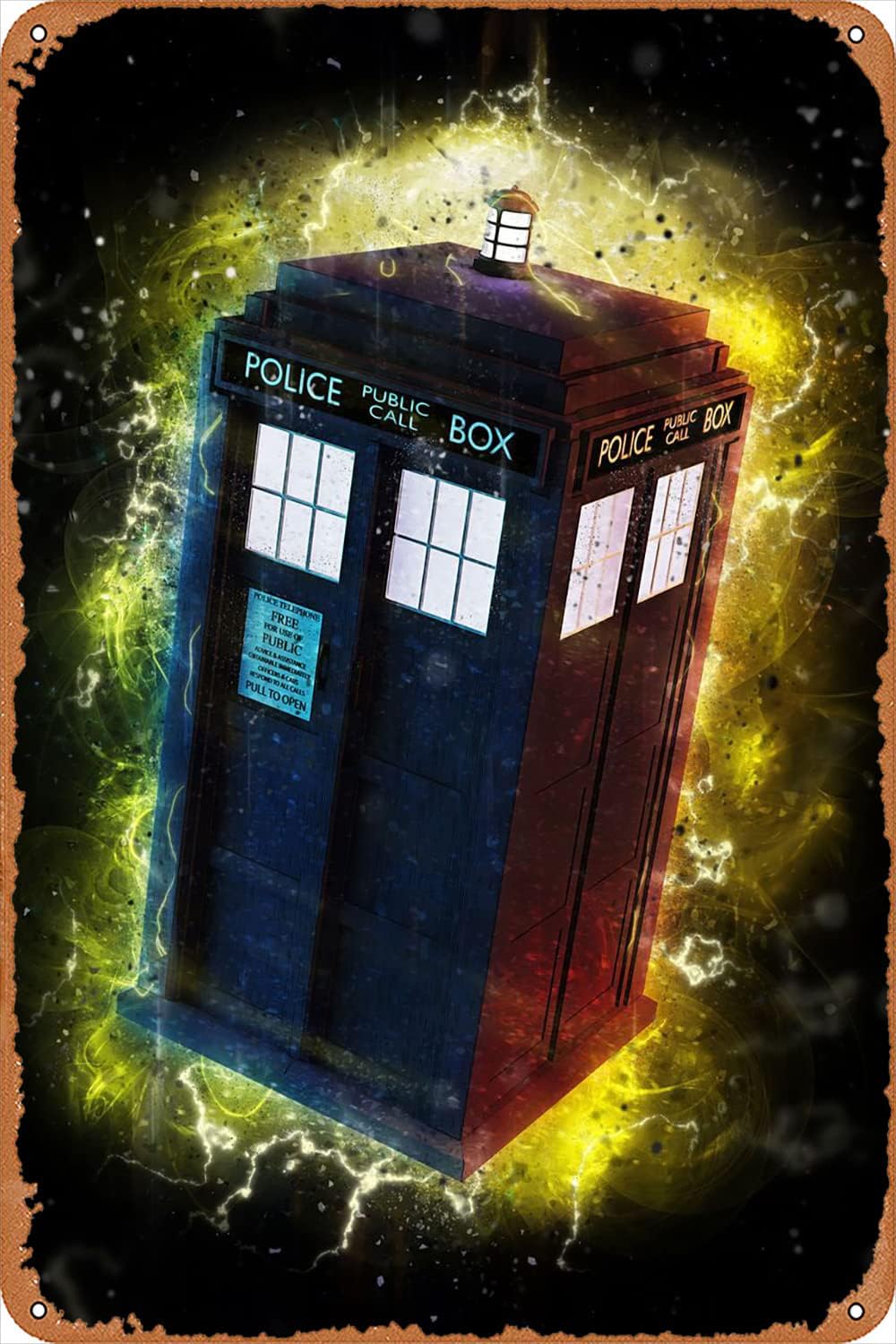 Amazon.com: Tardis Explosion Spaceman Posters for Room Aesthetic Outer ...