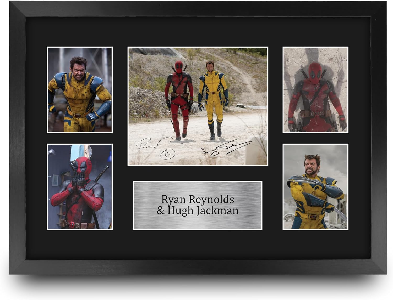 HWC Trading FR A3 Deadpool & Wolverine Reynolds & Jackman Gifts Printed ...