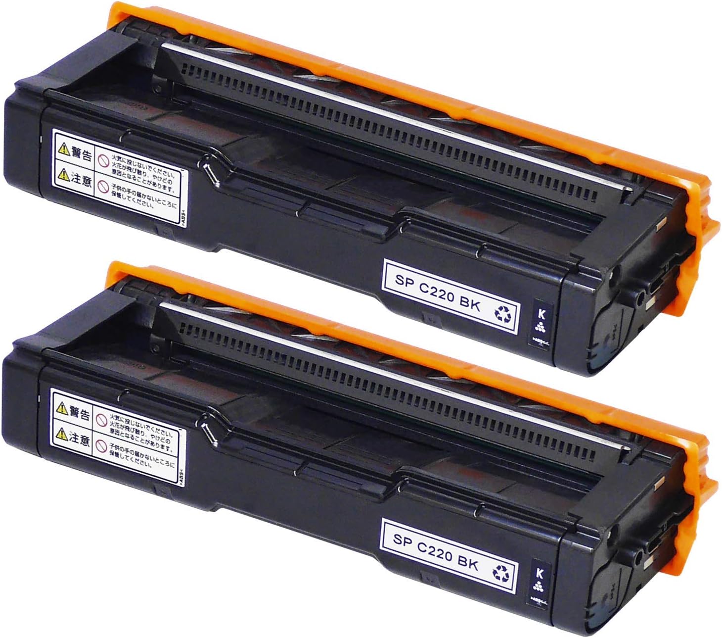 Amazon.co.jp: 【 ブラック2本セット 】 リコー ( RICOH ) 用 IPSiO SP C220 【 515422 】 再生トナー 【 重合パウダー採用 】 ISO14001 ...
