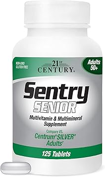 Amazon.com: 21st Century Sentry Senior Tablets, 125-Count (22390)