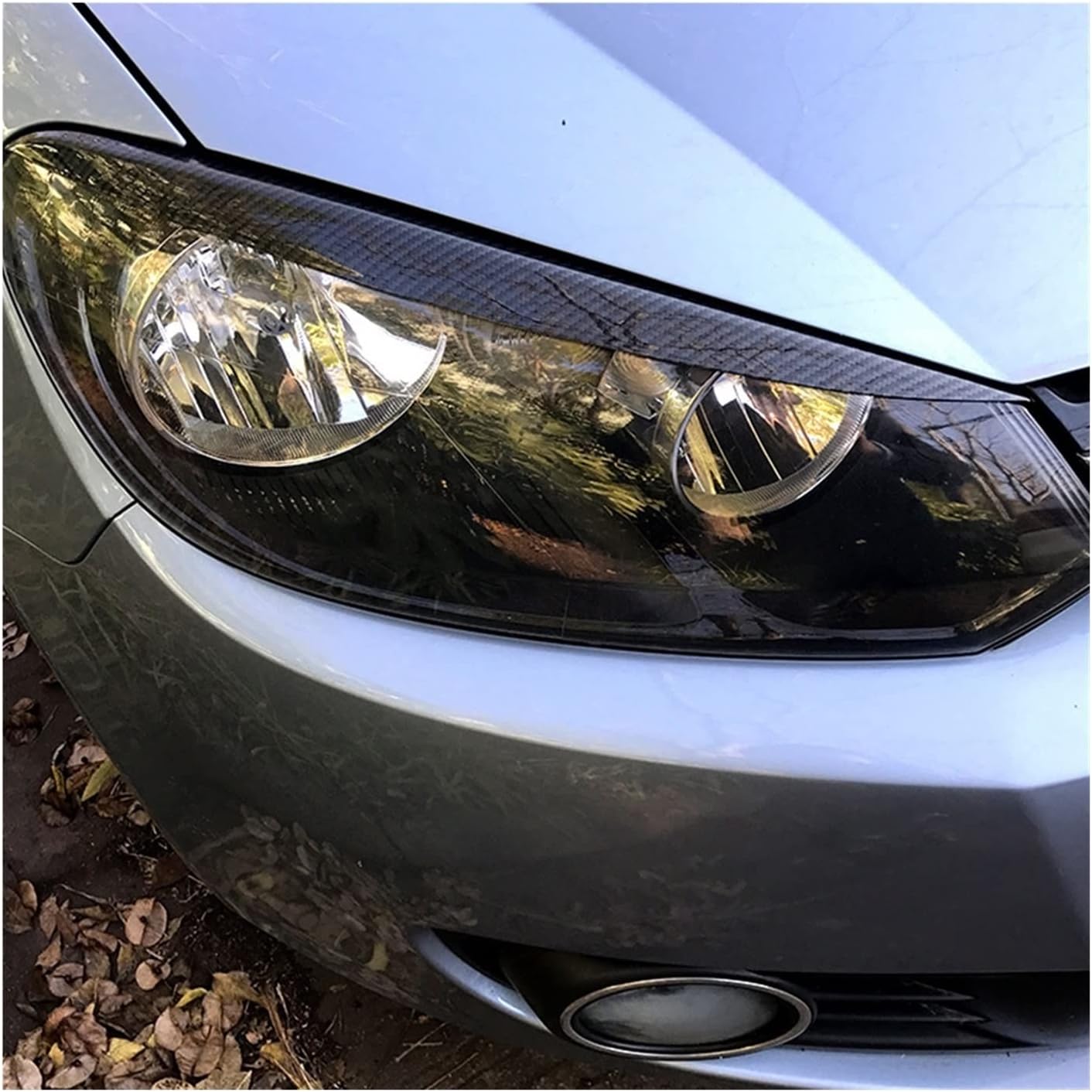 Amazon.co.jp: Car Headlamp Eyebrow Golf 6 for GTD 2008-2013 Car ...
