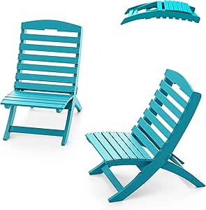 Amazon.com: Aoorun Porch Outdoor Chairs Set of 2, Adirondack（25.8''D x 19''W ）-Blue : Patio ...