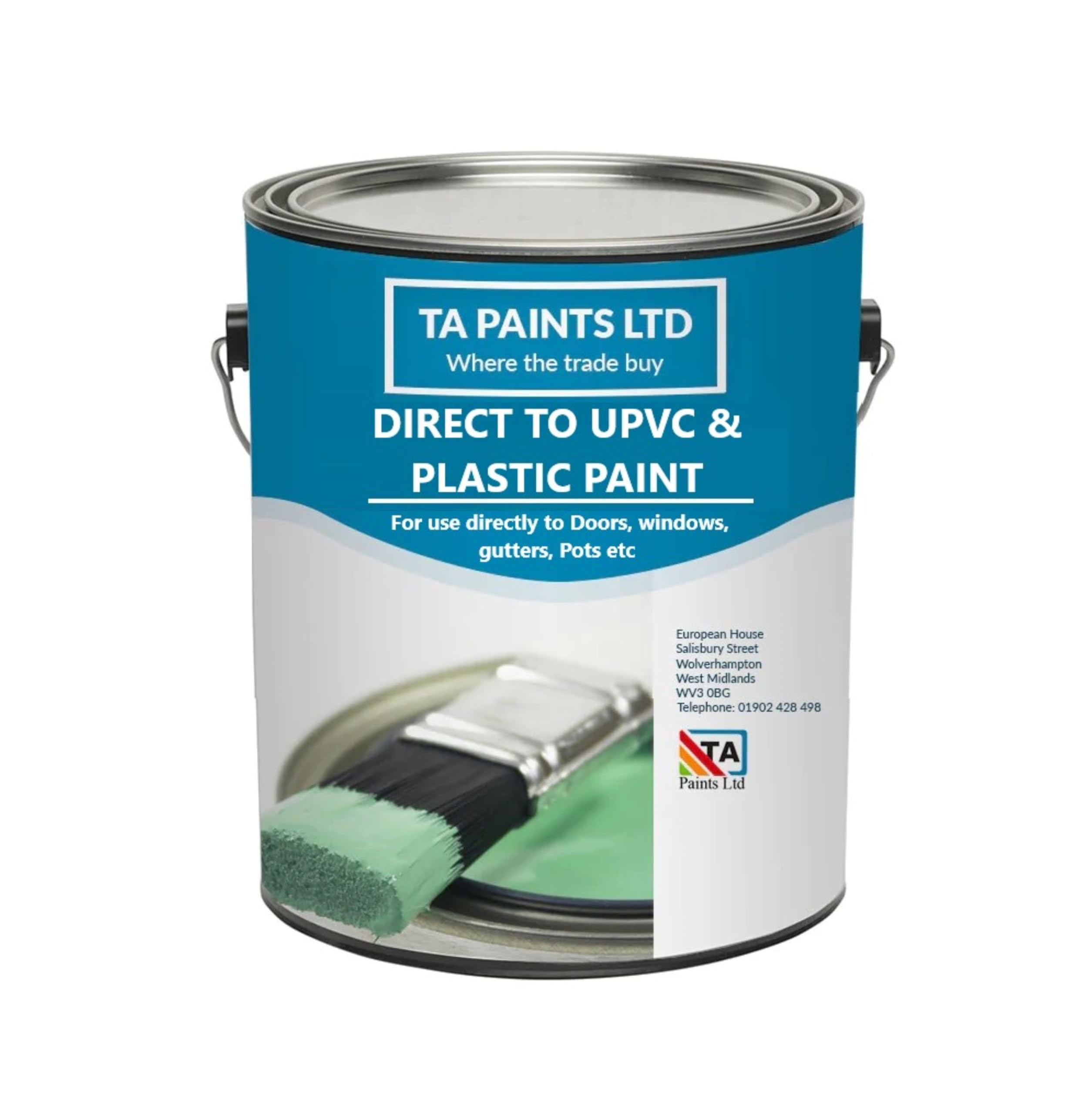 T A Paints Ltd UPVC & Plastic Paint & Primer All in 1 Solution Window ...