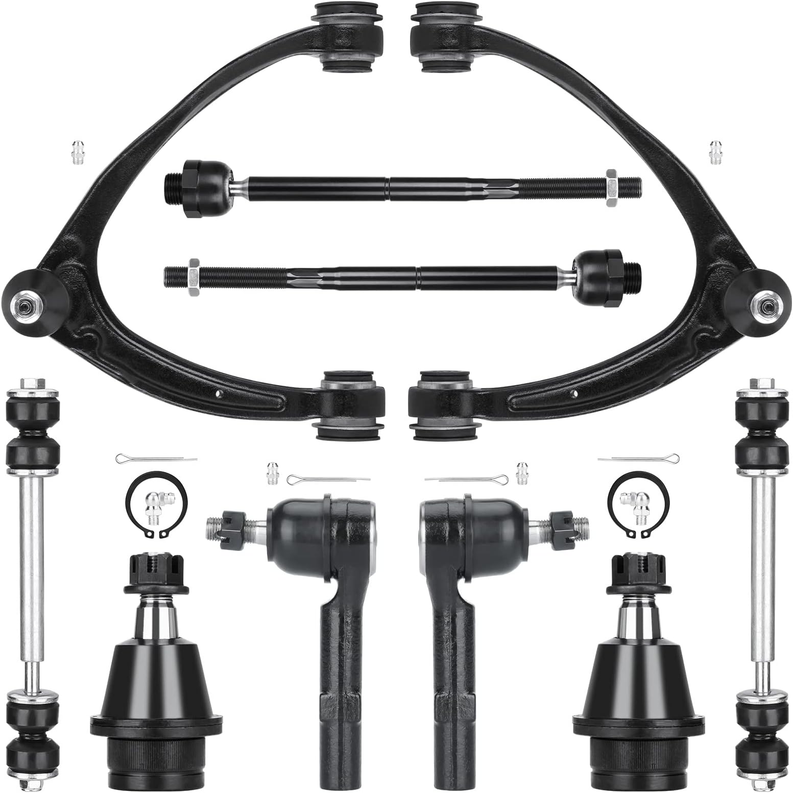 Amazon.com: 10PCS Front Upper Control Arms for Escalade Chevy Silverado ...