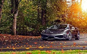 Amazon.co.jp: Painting Wallpaper Poster (Removable Self-stick) Ferrari ...