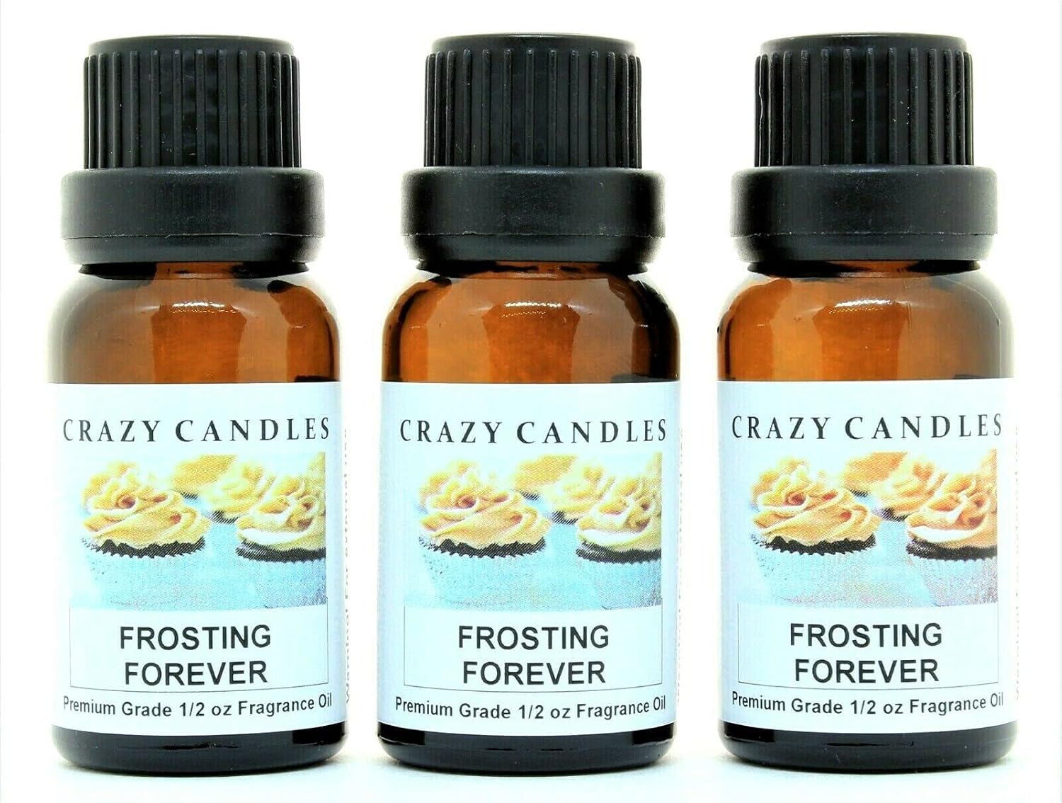 Amazon.com: Frosting Forever 3 Bottles 1/2 Fl Oz Each (15ml) Premium ...
