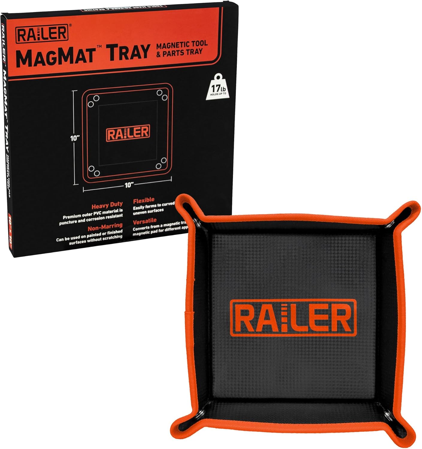 Amazon.com: Railer MagMat Tray | Premium Magnetic Tool & Parts Tray ...