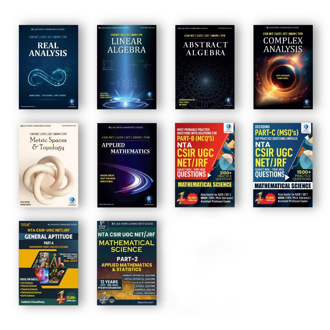 Buy CSIR NET Mathematical Science Books - Detailed Theory and Practice ...