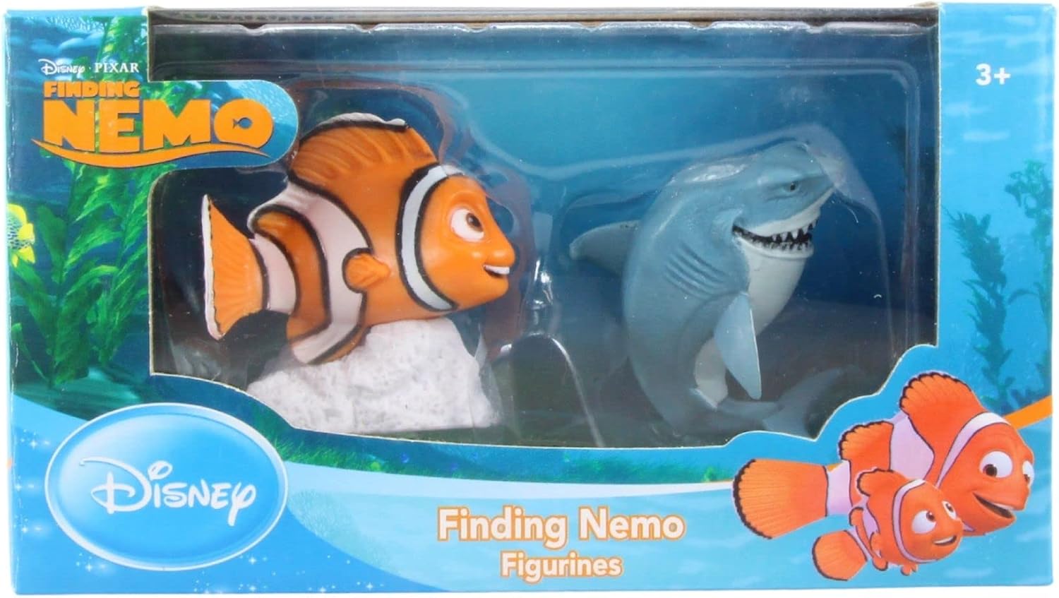 Amazon.com: Disney - Finding Nemo Mini Figures - Nemo and Bruce : Toys ...