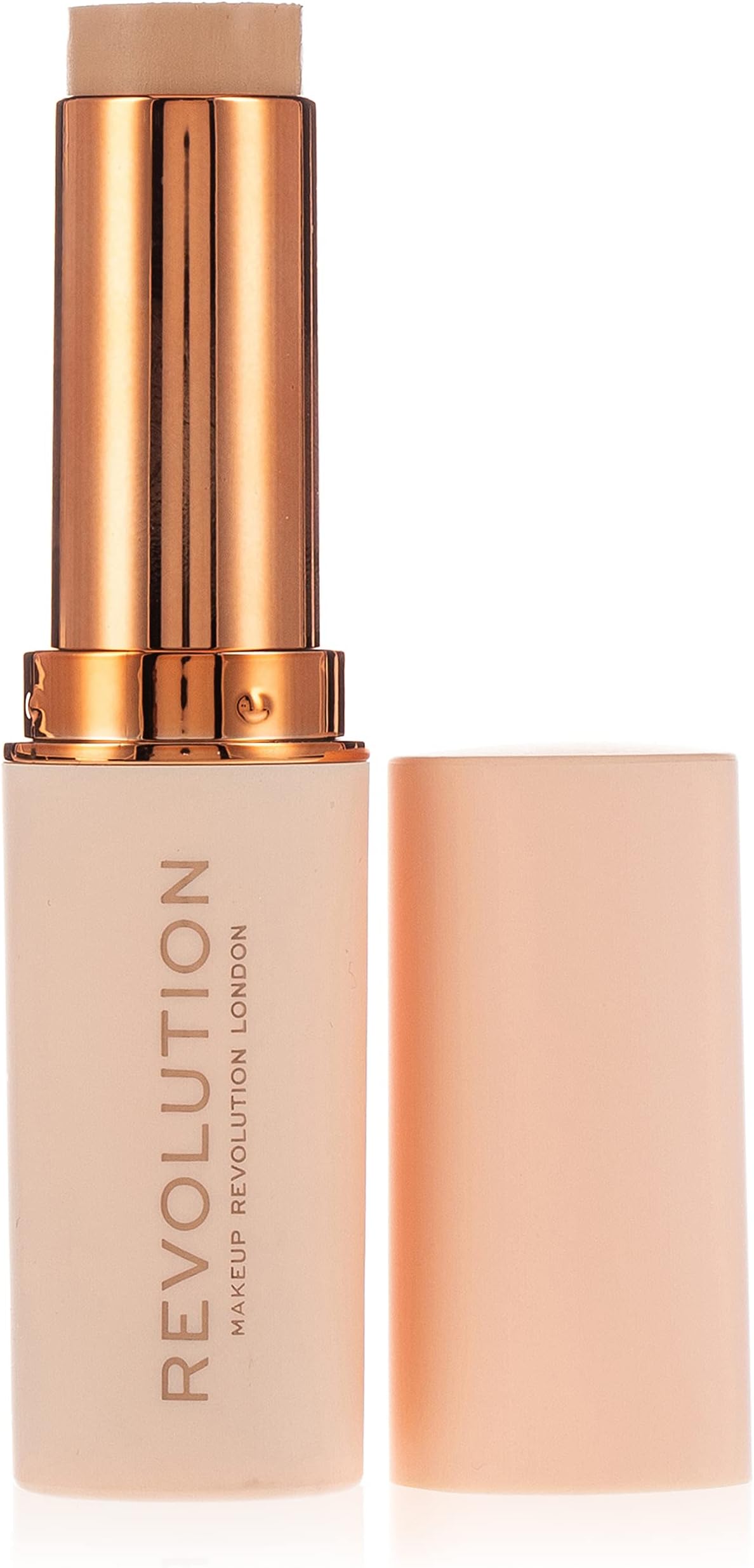 Amazon.com : Makeup Revolution Fast Base Stick Foundation F8, Brown ...