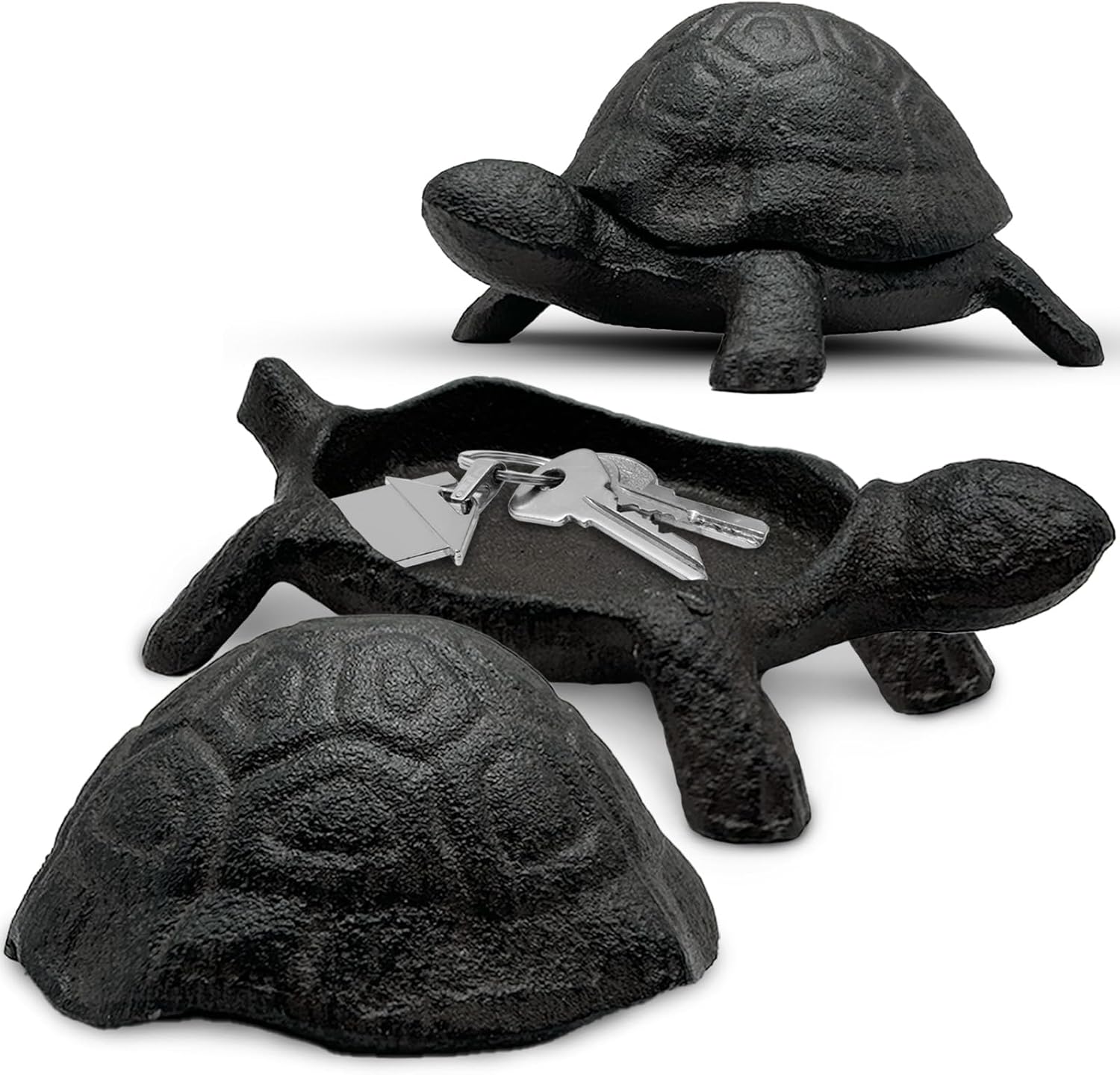 Amazon.com : AZ-Homey Cast Iron Turtle Key Hider - Outdoor Hidden Key ...