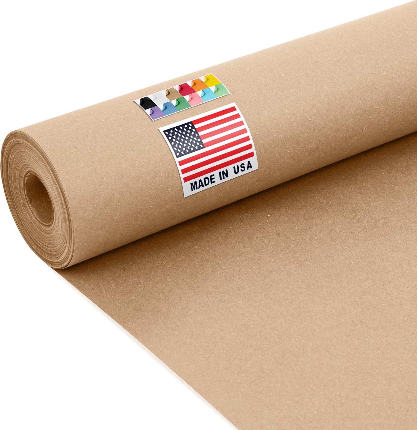 Amazon.com: Paclord USA Made 24" x 1200" Brown Kraft Paper Roll, 45 lbs ...