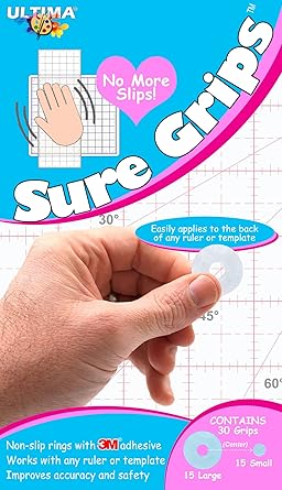 Amazon.com: Sure Grips by Ultima – Non-Slip Ruler Grip Rings with 3M ...