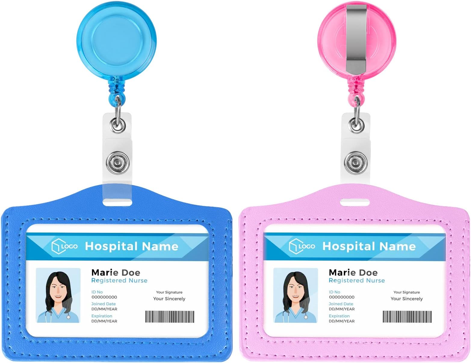 Tydezjl Porta Cartellino Infermiere Porta Badge Retrattile Infermiera ...