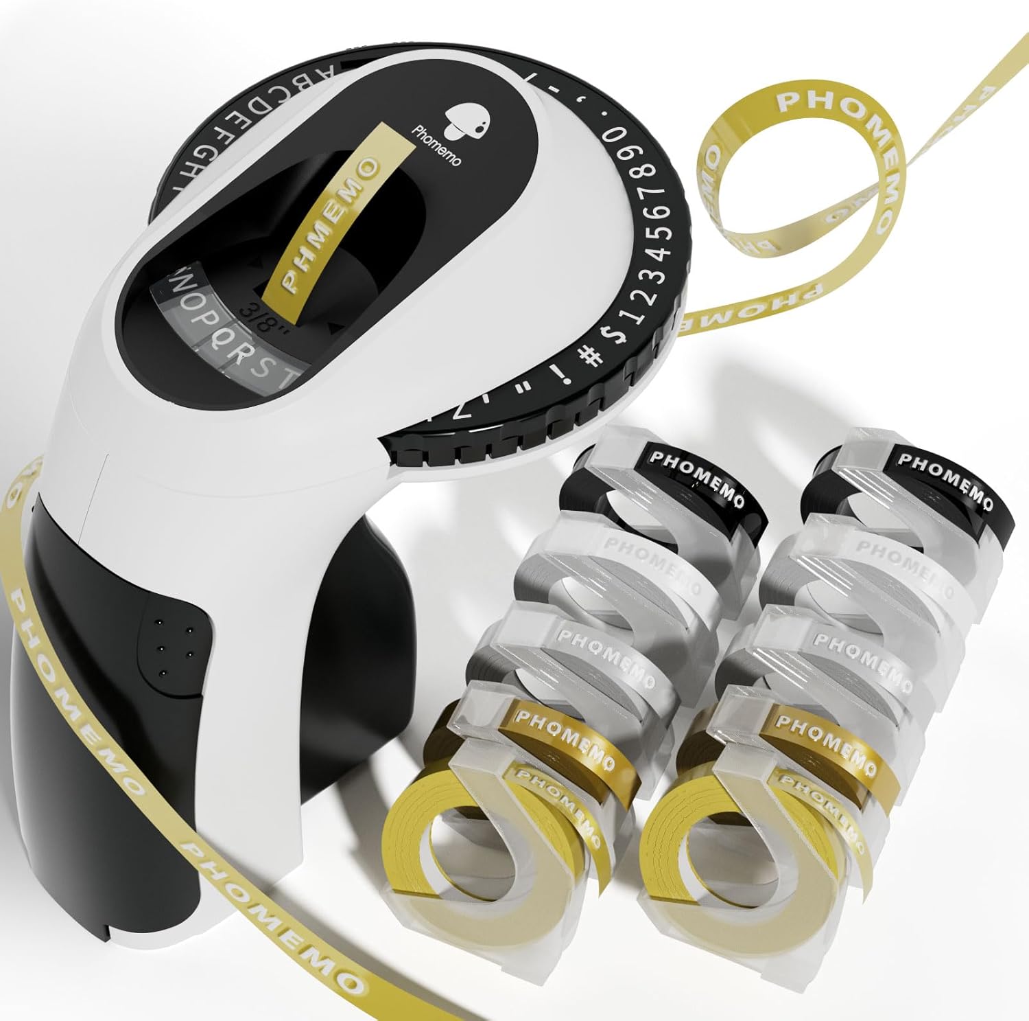 Amazon.com : Phomemo Embossing Label Maker Machine, E975 Vintage Retro ...