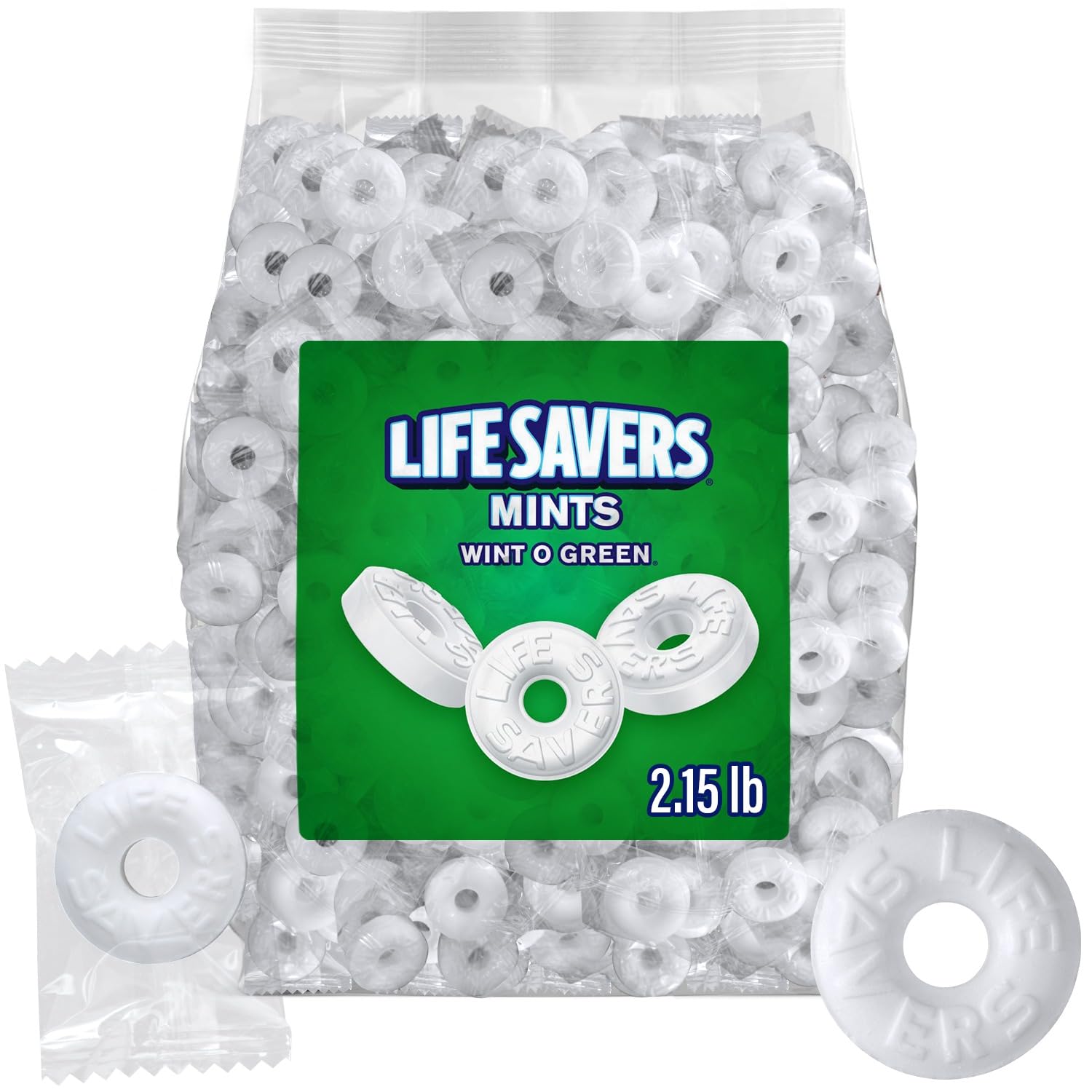 Amazon.com : Wint O Green Hard Candy 2lb + 2oz Bulk Pack of Mints ...