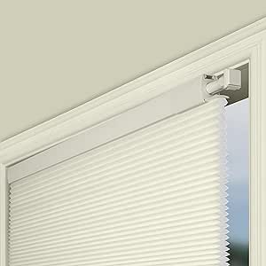 Amazon.com: Boolegon No Drill Blinds for Windows Light Filtering Cellular Shades Cordless No ...
