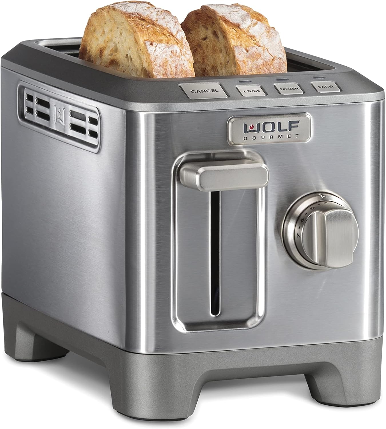 Gourmet 2-Slice Extra-Wide Slot Toaster with Shade Selector, Bagel and ...