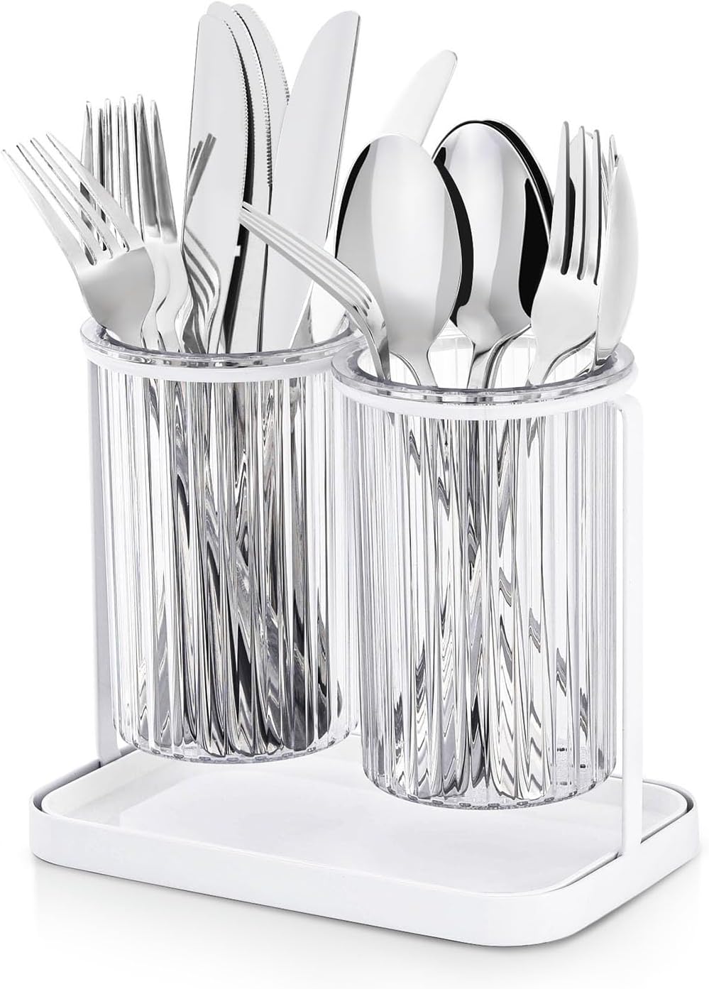 Amazon.com - ROLIZOE Silverware Flatware Cutlery Fork and Spoon Holder ...
