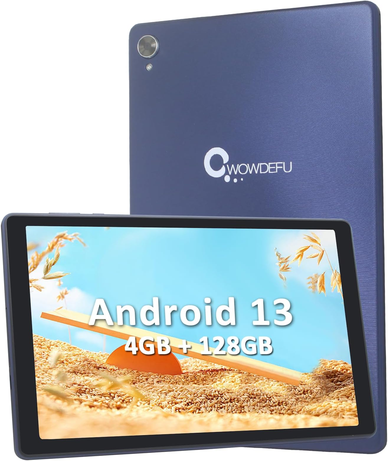 CWOWDEFU Tablet 10 inch Android 13 Tablet Octa-Core 4GB RAM 128GB ...