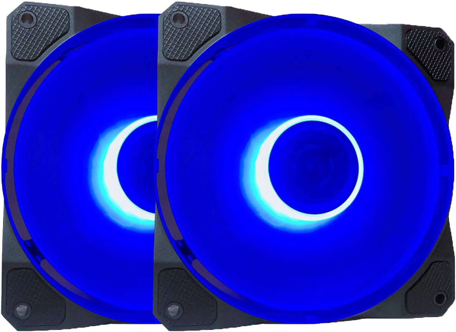 Amazon.com: LOGISYS Computer CF120BL 120MM BLUE QUAD 4-LED ULTRA BRIGHT ...