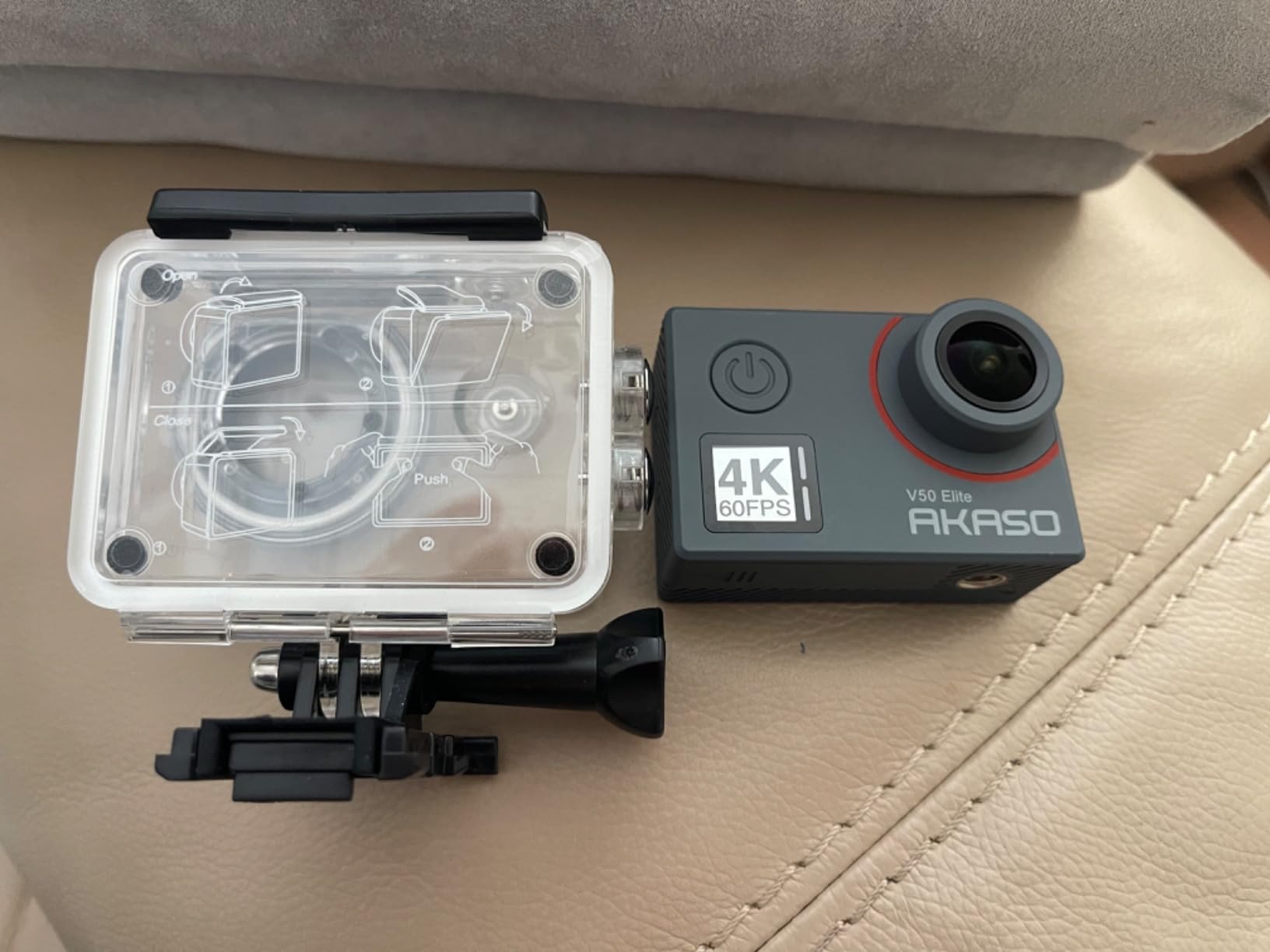 AKASO V50 Elite 4K 60fps Action Camera Voice Control Vlog Sports Camera ...