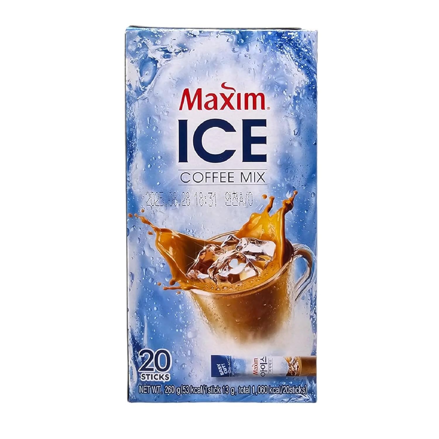 Amazon.com : Maxim Korean Iced Coffee Mix, Instant ICE Coffee Drink ...