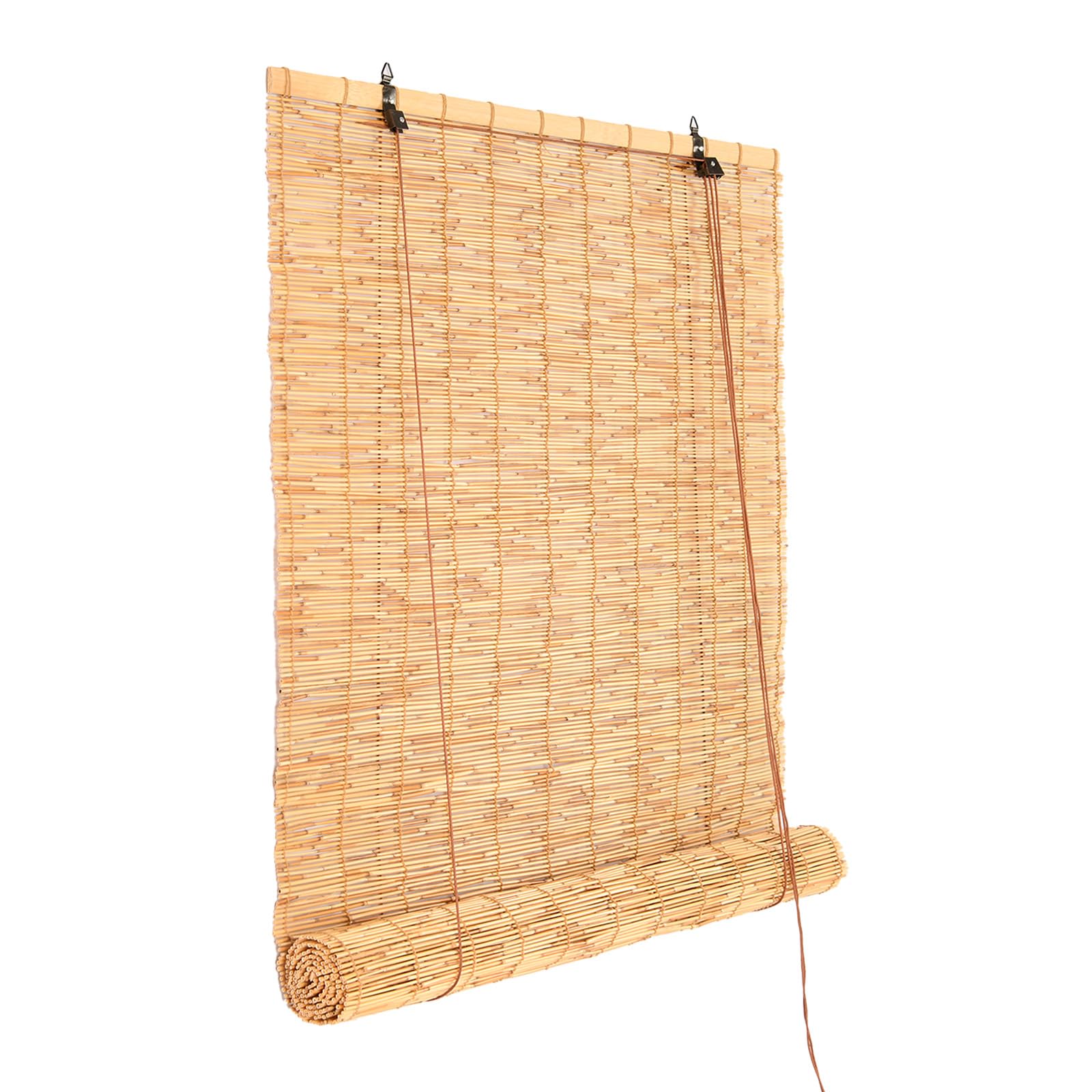 GREENKING Bamboo Roller Blinds 120x170cm Nature Home Wooden Window ...