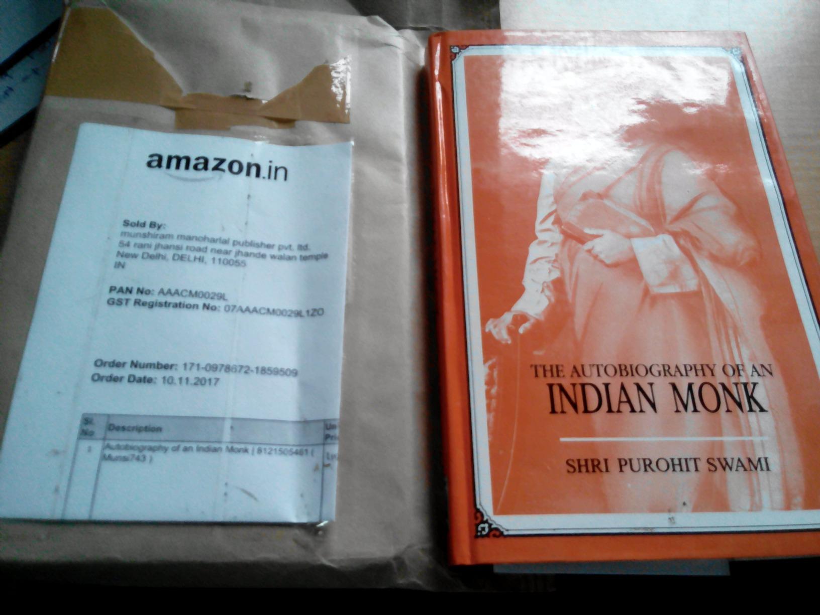 Buy Autobiography of an Indian Monk Book Online at Low Prices in India ...