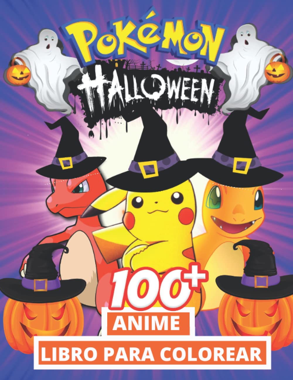 Halloween Anime Libro Para Colorear: Divertidos libros de colorear para ...