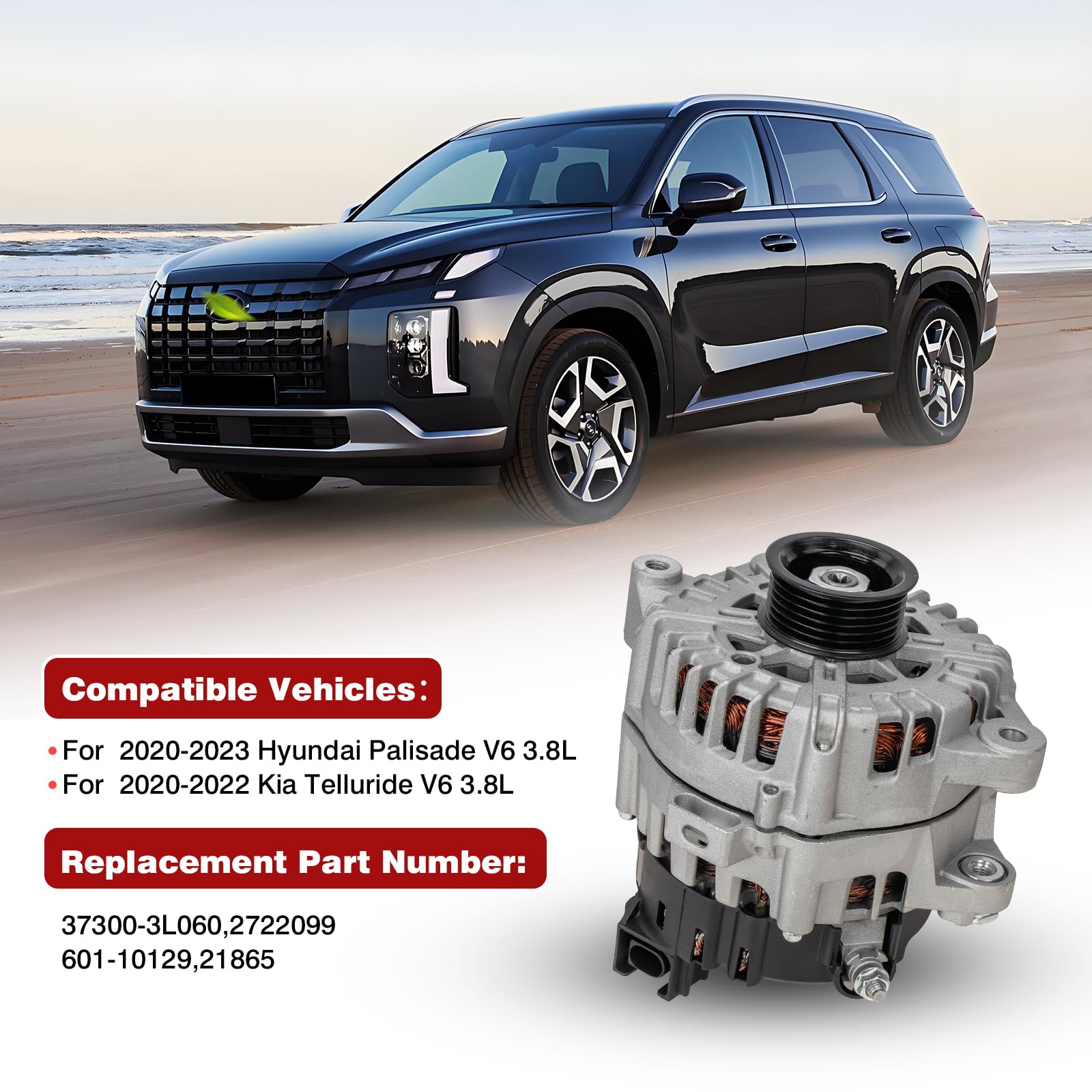 Oem Alternator Hodflop 37300-3L060 Alternator Compatible With Hyundai ...
