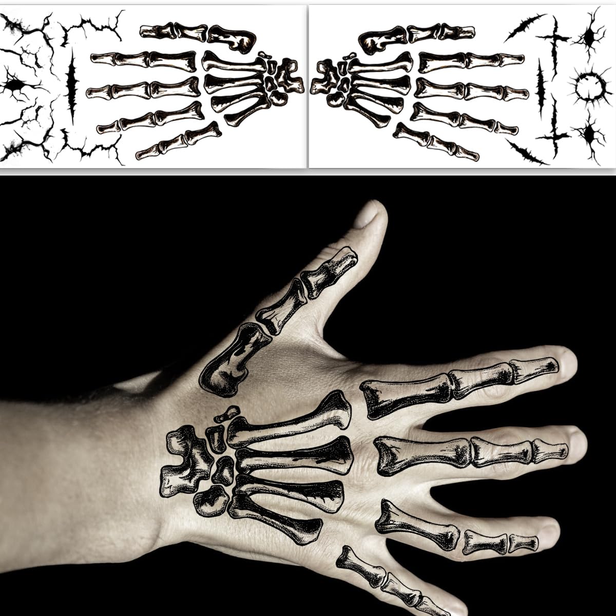 Clown Hand Tattoo