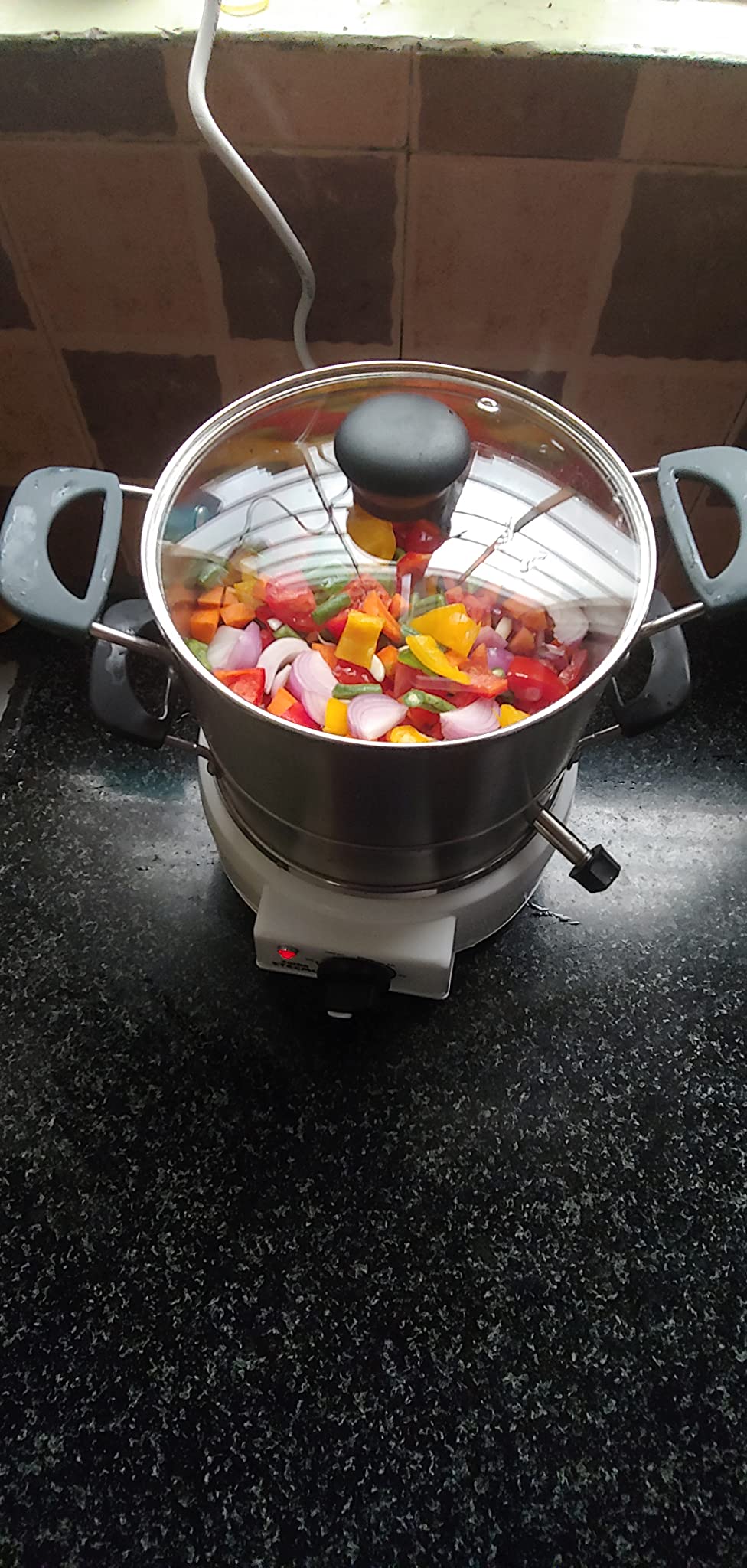 STEEMO MOMO MAKER VEGETABLE STEAMERS MULTI STEAM COOKER STAINLESS STEEL ...