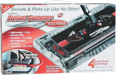 Amazon.com: Swivel Cordless Floor and Carpet Sweeper : Home & Kitchen