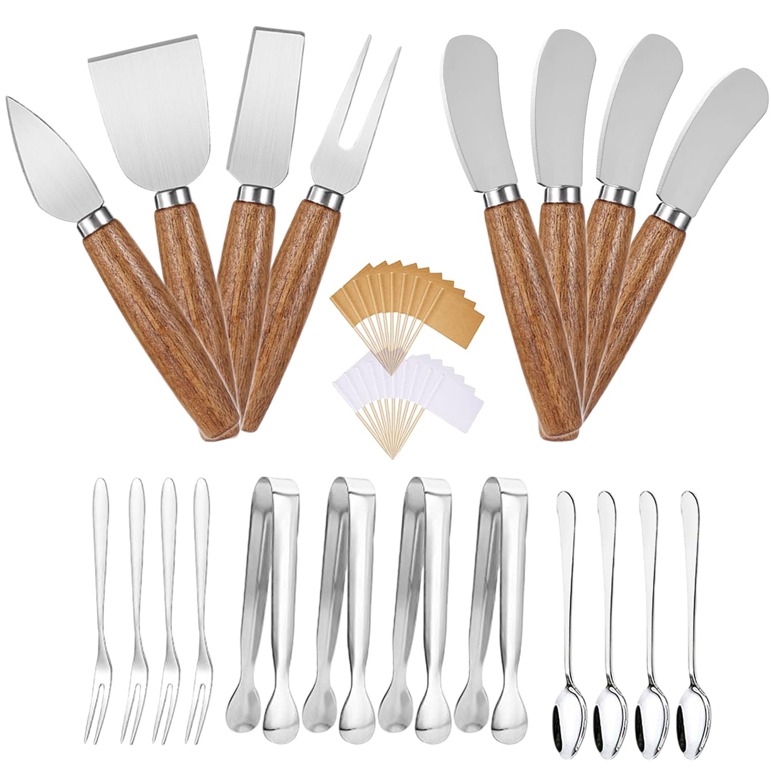 Amazon.com: YUANQIAN Charcuterie Board Accessories Spreader Knife Set ...