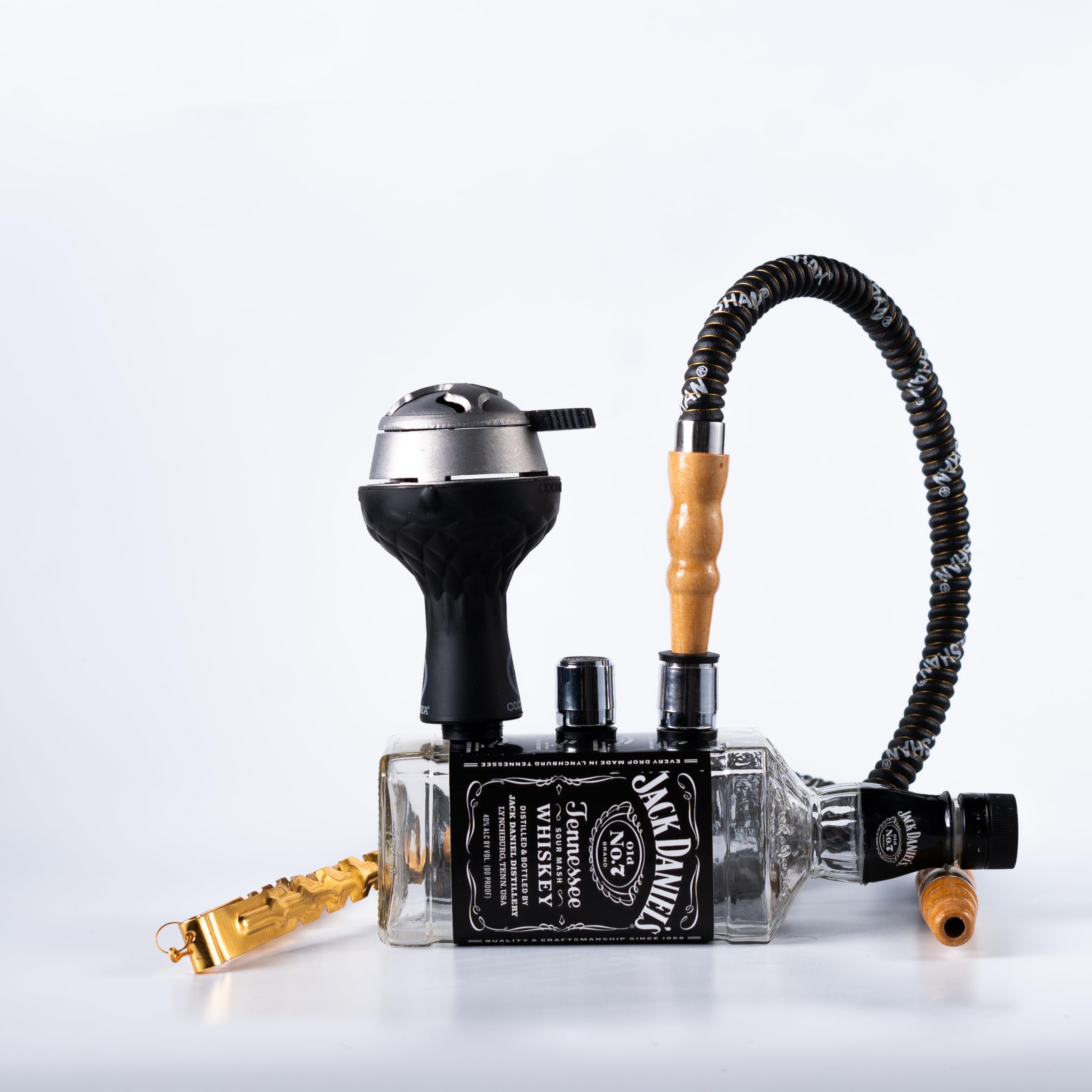 Smoke Station Smokey Jack 800 Gram Hookah Shisha Pot (Clear) 11 inch ...