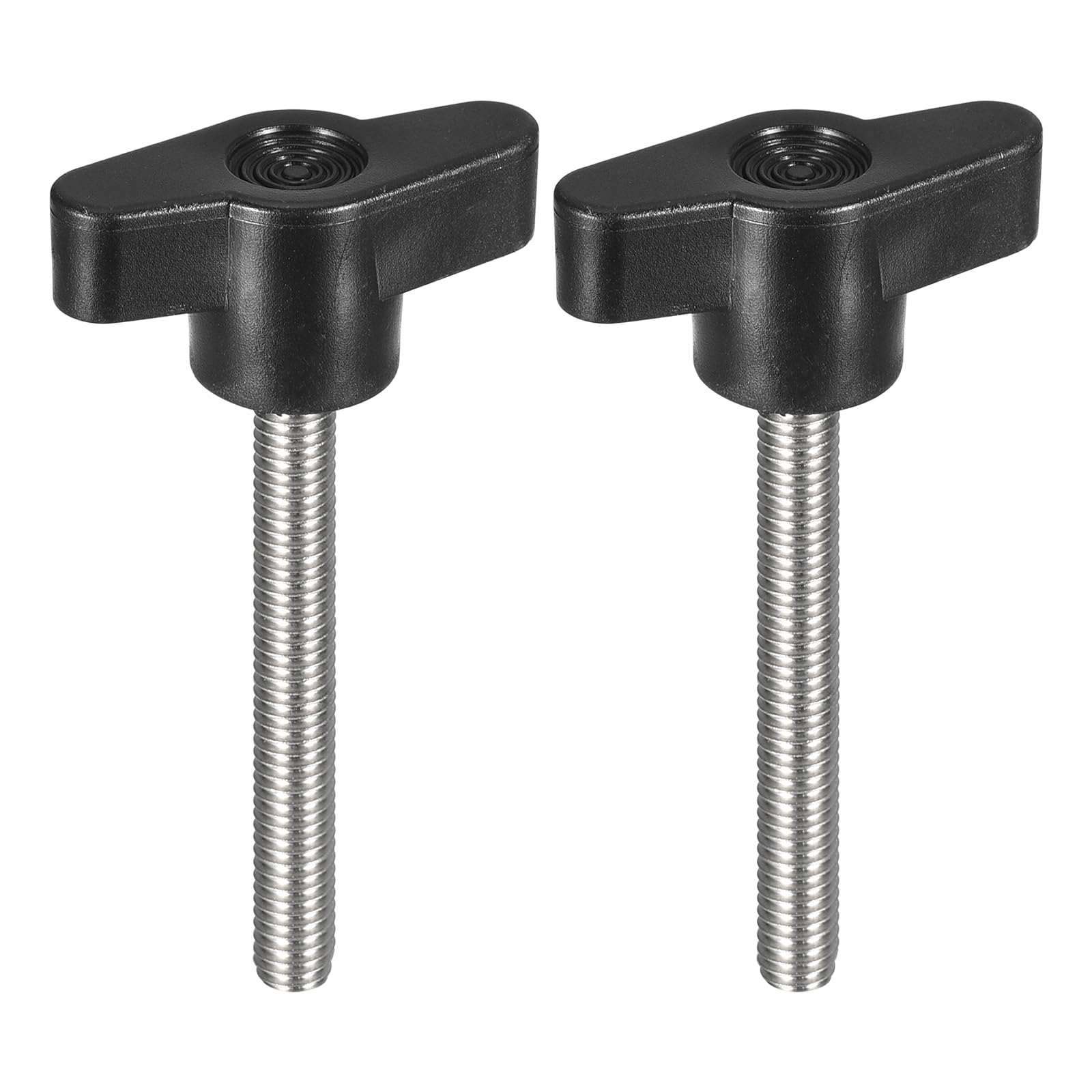 Amazon.com: uxcell 2Pcs Clamping Screw Knob, M6 x 50mm Metric 304 ...