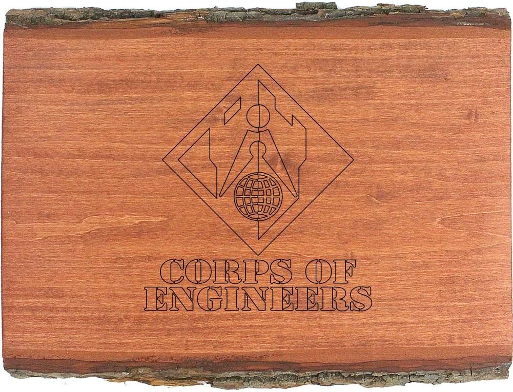 Amazon.com: USAMM Army Corps of Engineers Veteran Wood Engraved Plaque ...