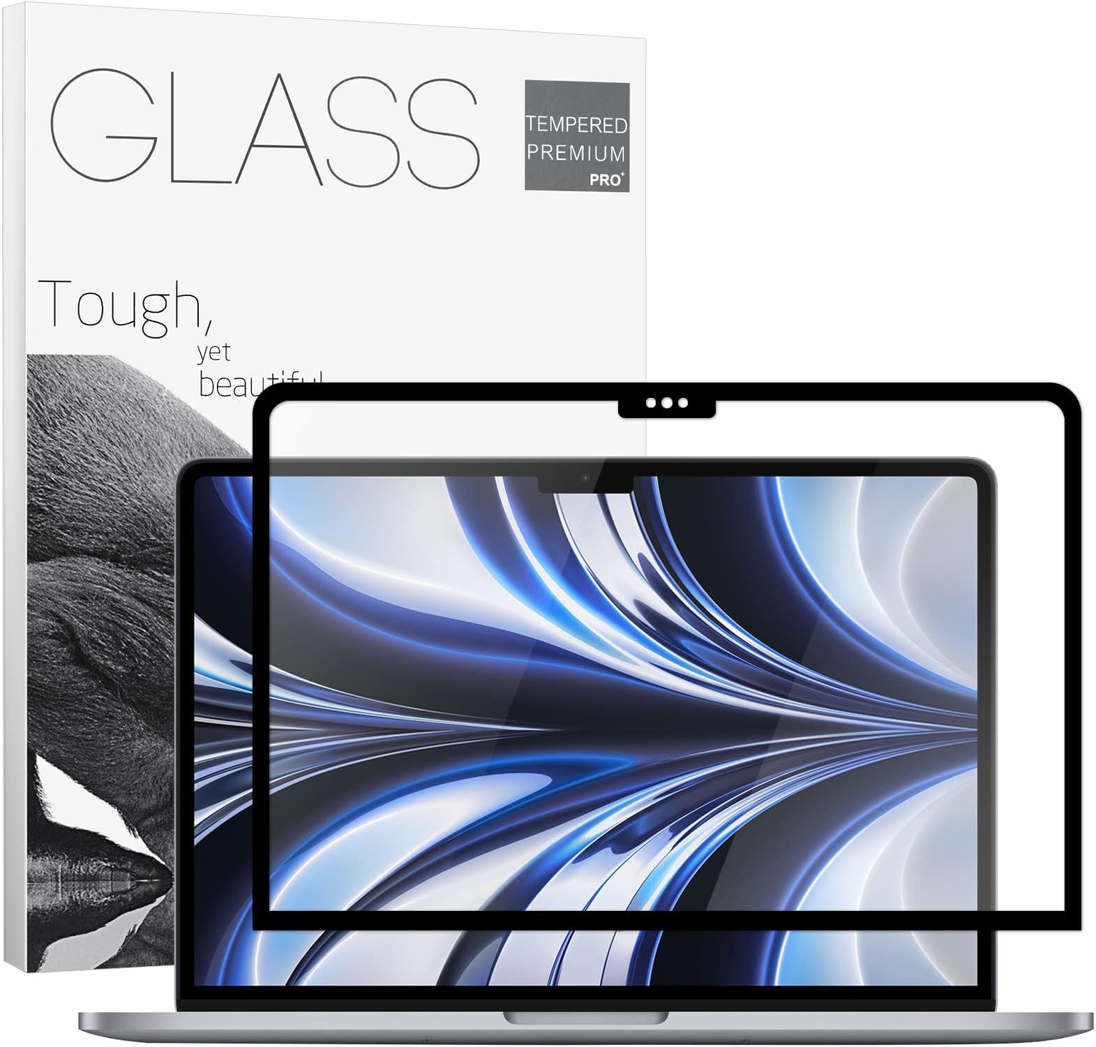 Amazon.com: Tempered Glass Screen Protector for 2025-2022 MacBook Air ...