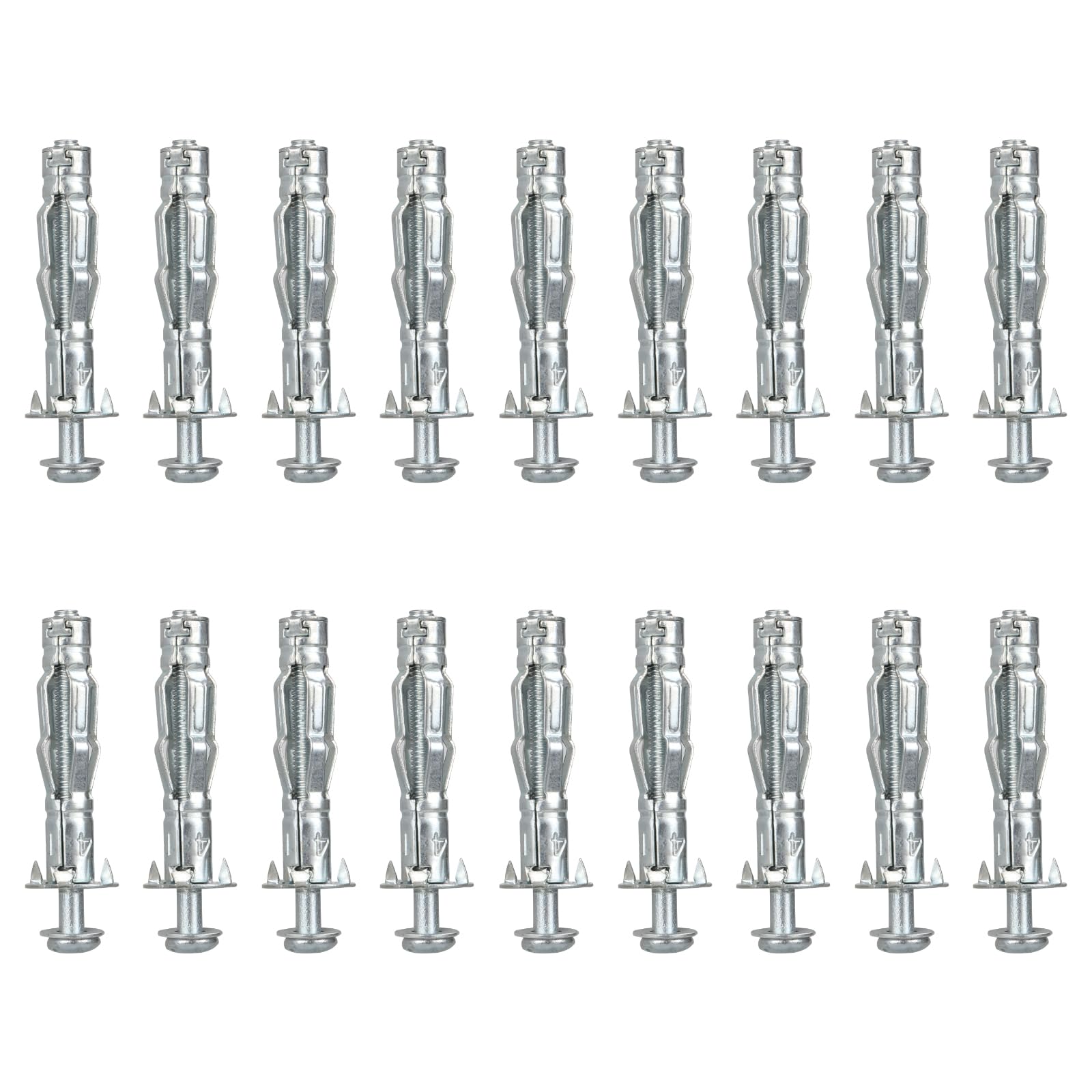 ZOFUN 100 Pcs Plasterboard Anchors M4 x 38mm, Heavy Duty Cavity Wall ...