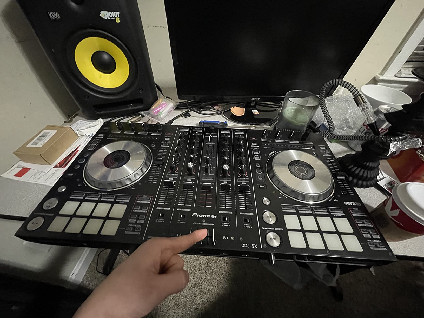 Amazon.com: XtremeAmazing New Upgraded Cross Fader Assembly For DDJ SR ...