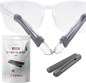 Amazon.com: Setex Gecko Grip Temple Tip Grips for Glasses, (2 Grey ...