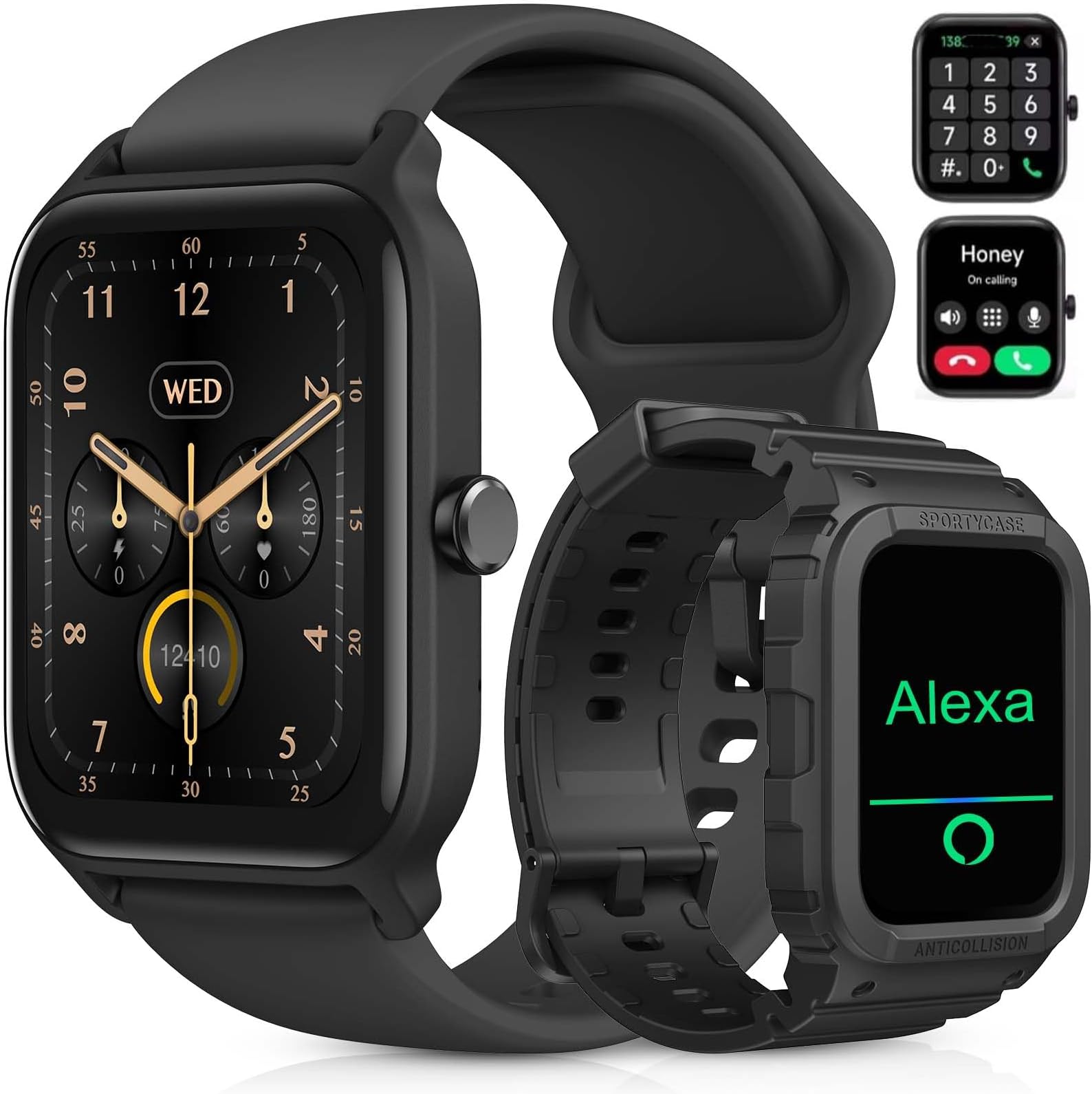 Reloj Inteligente Unisex, Smartwatch Mujer, Smartwatch IP68 Alexa ...