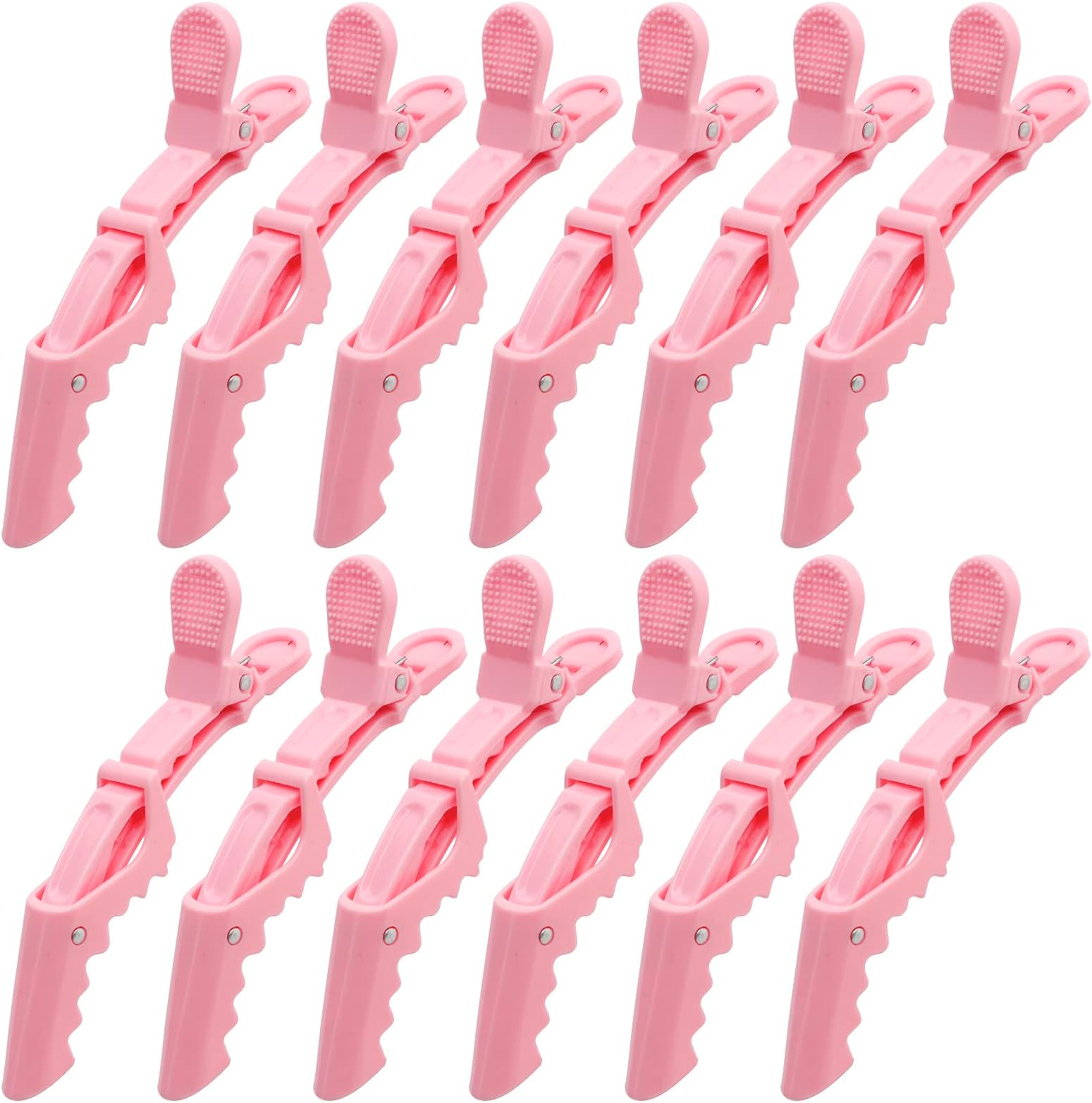 Amazon.com : HH&LL Hair clips for Styling 12 pcs – Wide Teeth & Double ...