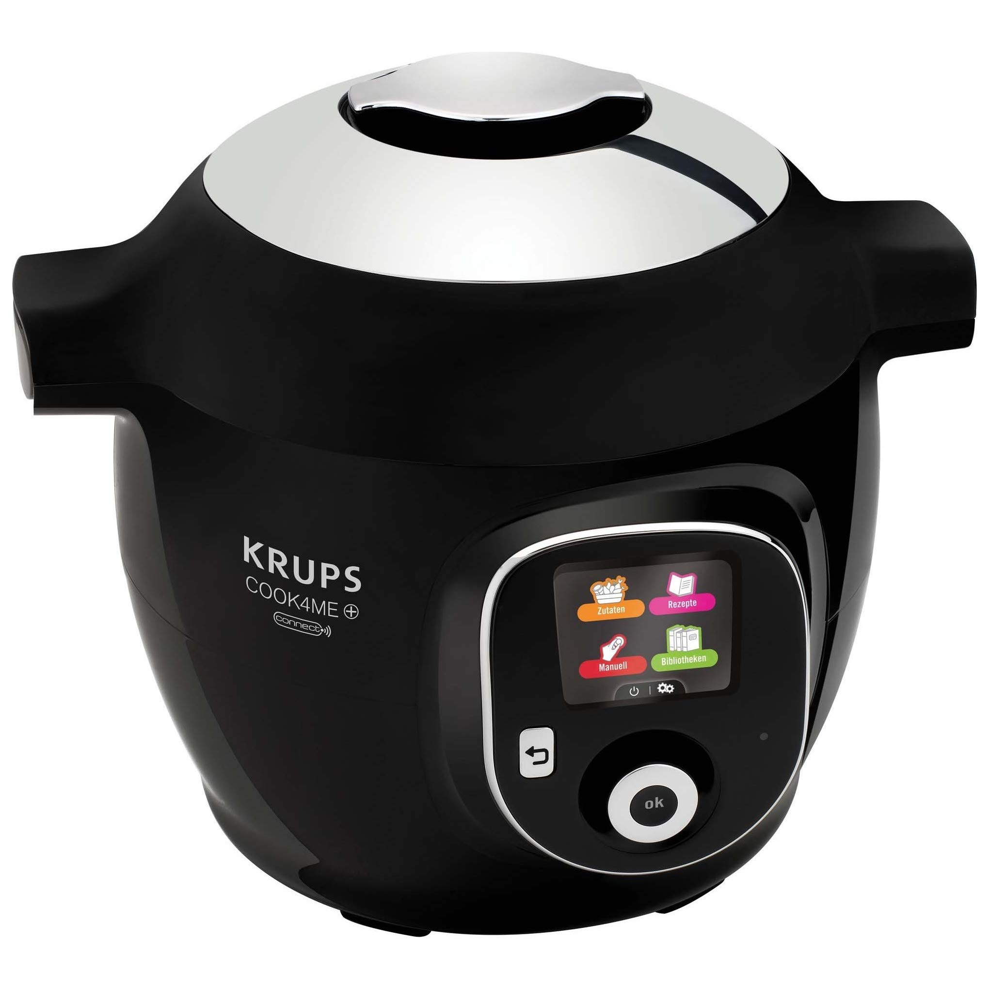 Krups CZ7158 Cook4Me + Connect multi-cooker (1600 watts, electric ...